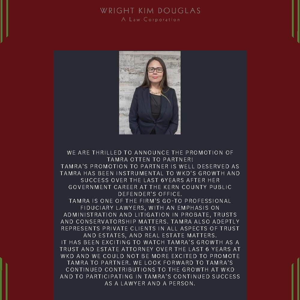 News - | Glendale California | Wright Kim Douglas Law, ALC